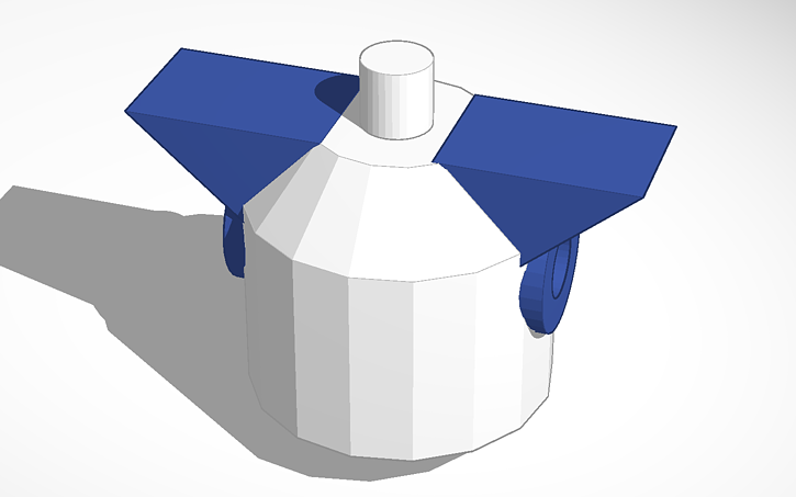 3D design robowarz torso shoulder guards #robowarz - Tinkercad