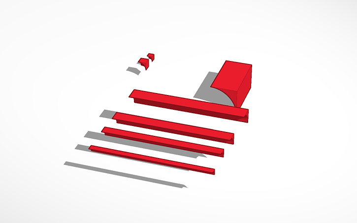 3D design 3D Corner Fillet - Tinkercad