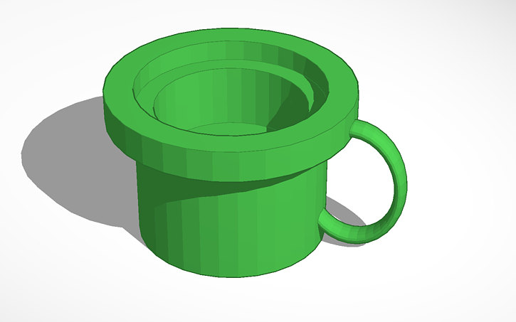 3D design SMB pipe cup | Tinkercad