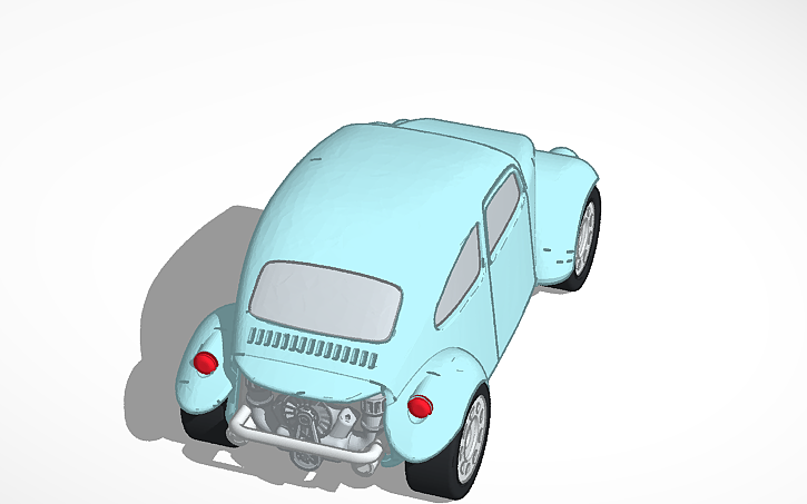 3D design VW BEETLE BAJA BUG - Tinkercad