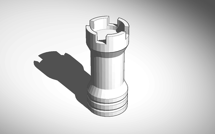 3D design chess rook | Tinkercad