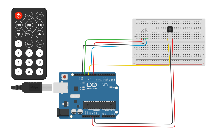 Circuit design 12.IR sensor | Tinkercad