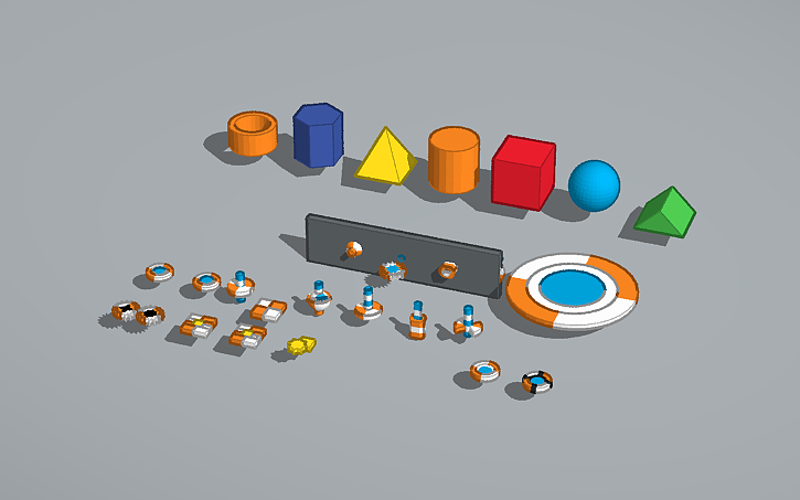 3D design Joint Component 3D elements 01 - Tinkercad