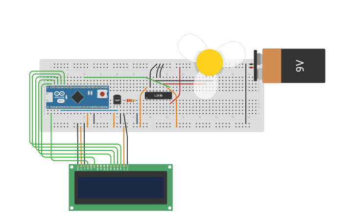 Circuit Design Temperature Controller Tinkercad