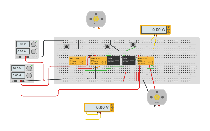 Circuit design examen - Tinkercad