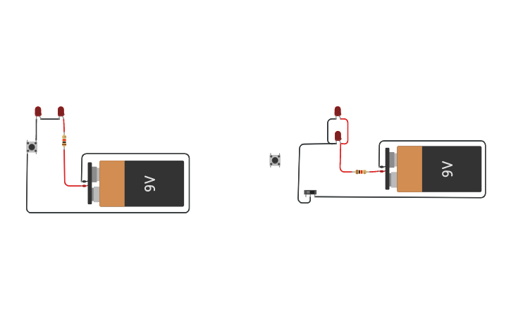 Circuit Design Series And Parallel Circuit Tinkercad