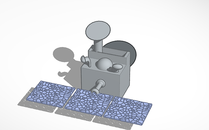 3D design Mars Orbiter Mission Spacecraft | Tinkercad