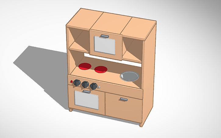 3D design kid's Kitchen v.1 | Tinkercad