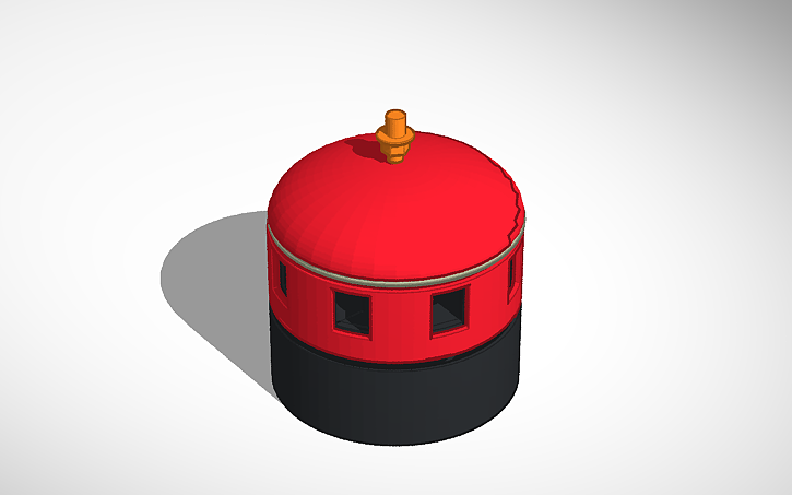 3D design 8 Port Mechanical Siren V2 (WIP) - Tinkercad