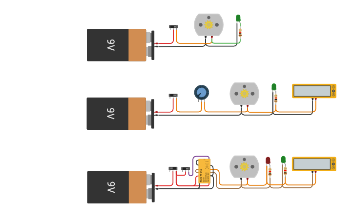 Circuit design DC Motor Drive - Tinkercad