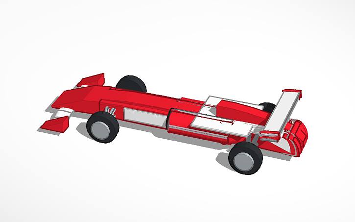 3D design Formula 1 car - Tinkercad