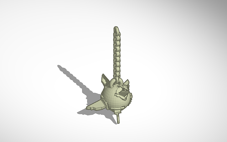 3D design Ork Wrekk-ball - Tinkercad