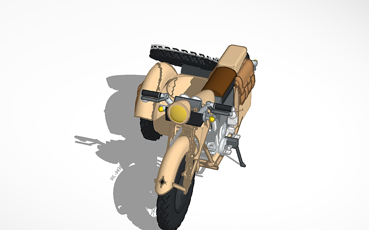 3D design Zundapp Ks750 [BMW-R75] - Tinkercad
