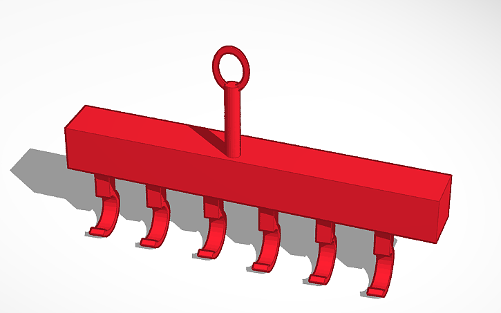 3D design Mask Hanger - Tinkercad