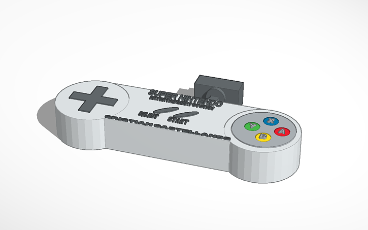 3D design Snes controller copy | Tinkercad
