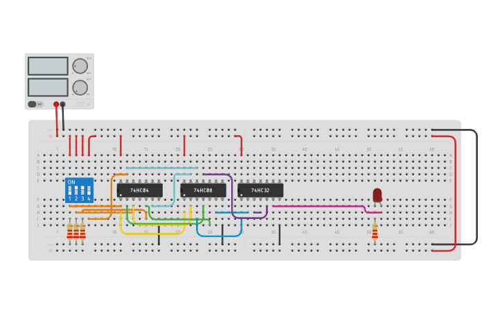 Circuit design Actividad 1 - Tinkercad