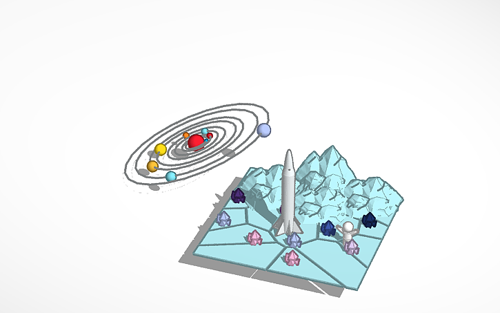3D design Uranus THE PLANET - Tinkercad