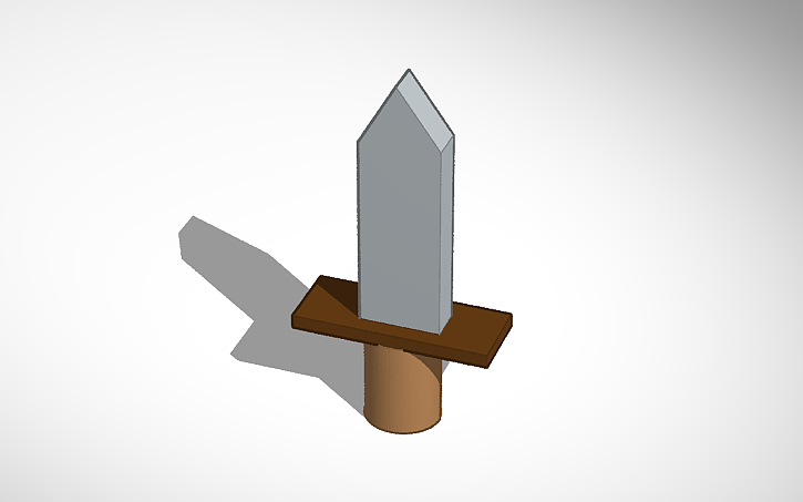 3D design dagger | Tinkercad