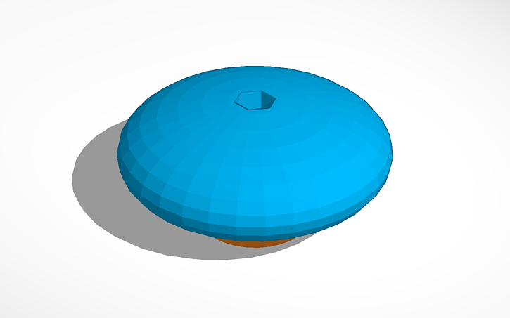 3D design handle pot - top | Tinkercad