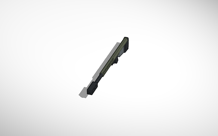 3D design Barrett m95 sniper rifle - Tinkercad