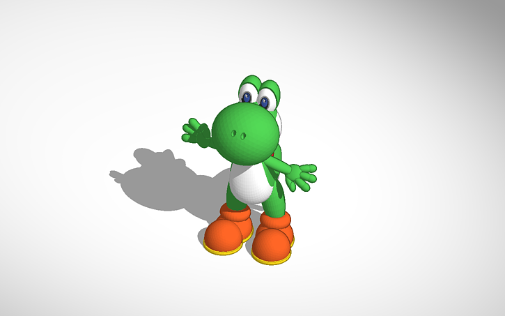 3D design Nintendo: Yoshi! - Tinkercad