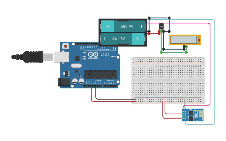 Circuit Design Copy Of Turn On Led With Esp8266 And Arduino Tinkercad