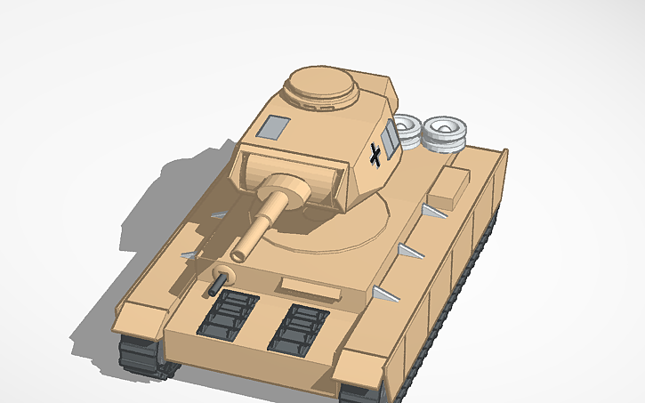3D design 3D Printable Tank - Tinkercad