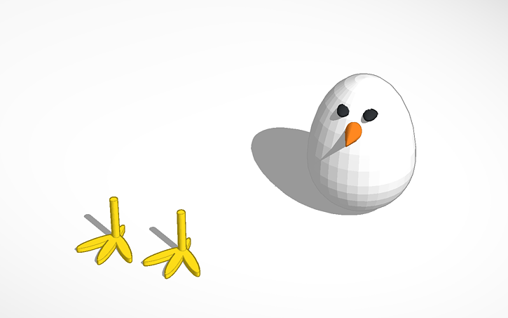 3D design Chicken Egg | Tinkercad