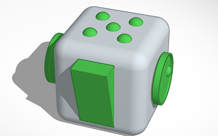 3D design figet cube - Tinkercad