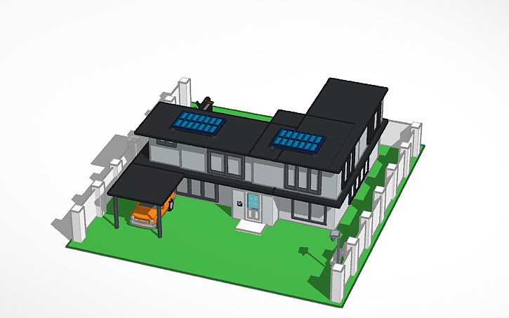 3D design smart house - Tinkercad