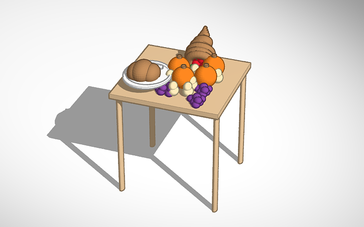 3D design #thanksgiving - Tinkercad