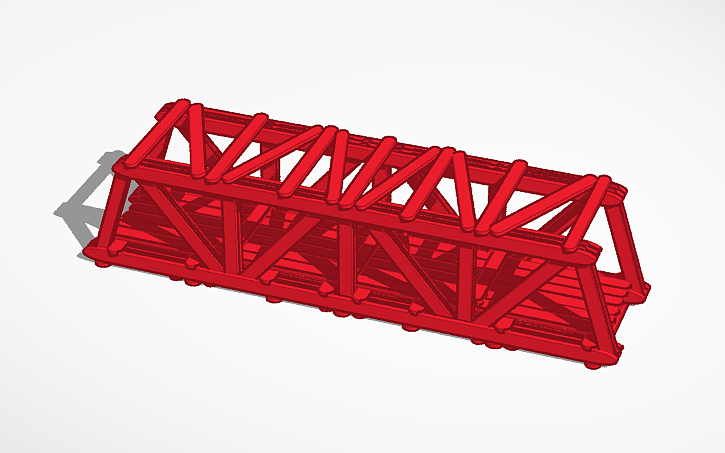 3D design AMD TRUSS BRIDGE - Tinkercad