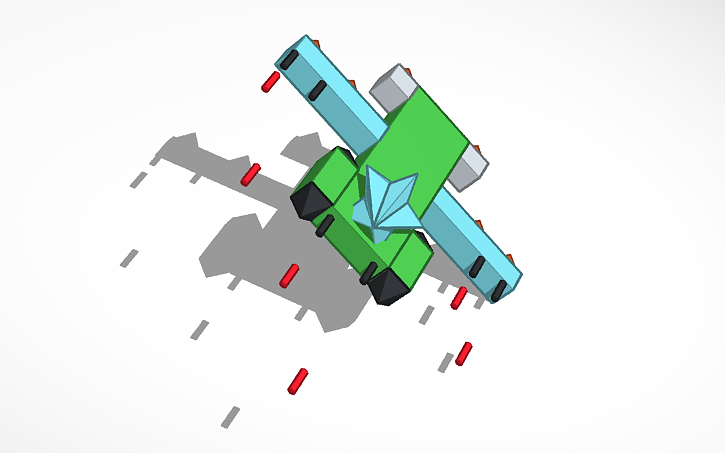 3D design The StarShip (made by my little brother) - Tinkercad