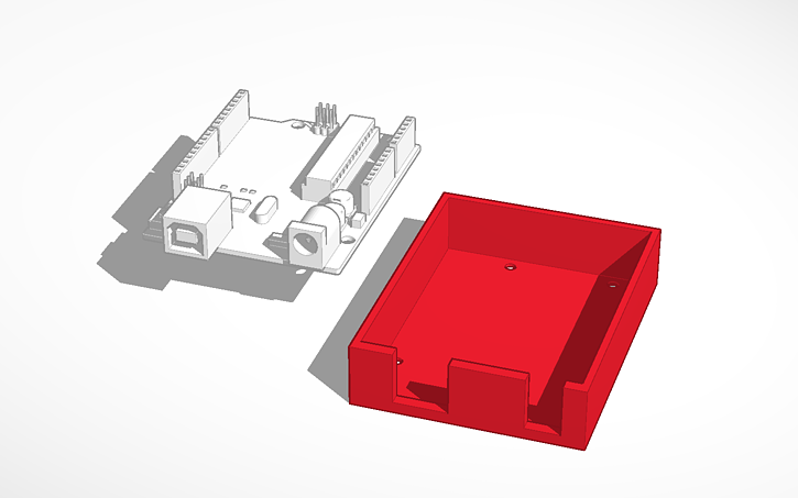 3d Design Arduino Case Tinkercad 7674