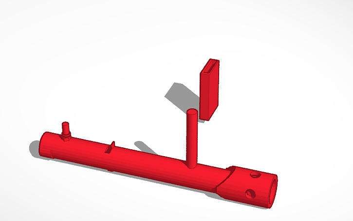 3d Design Retarded Auto Blow Dart Tinkercad
