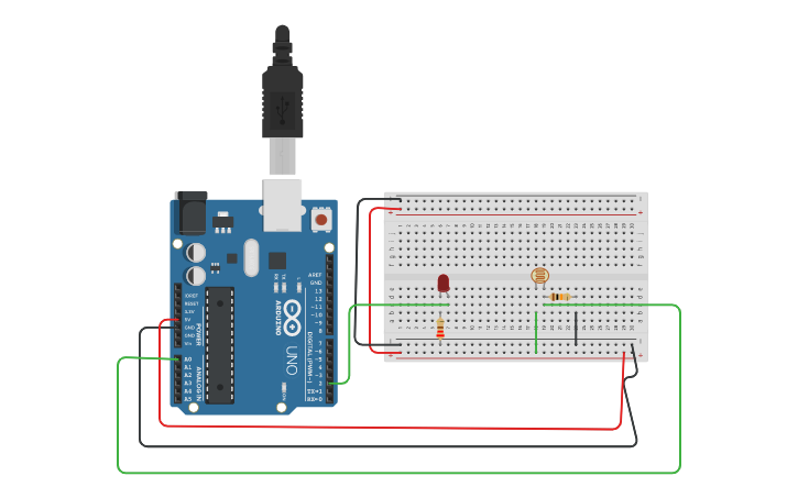 Circuit design night light | Tinkercad