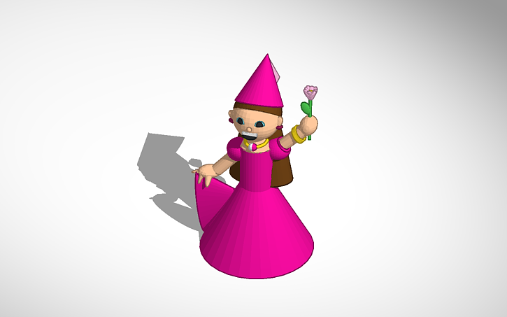3D design princess - Tinkercad