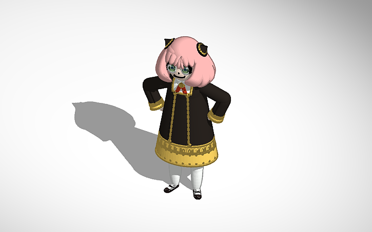 3D design Anya Forger (Gift) - Tinkercad