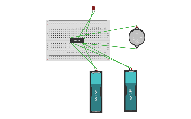 Circuit design And Gate - Tinkercad