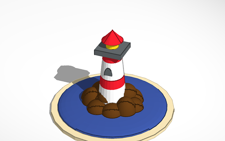 3D design Lighthouse - Tinkercad