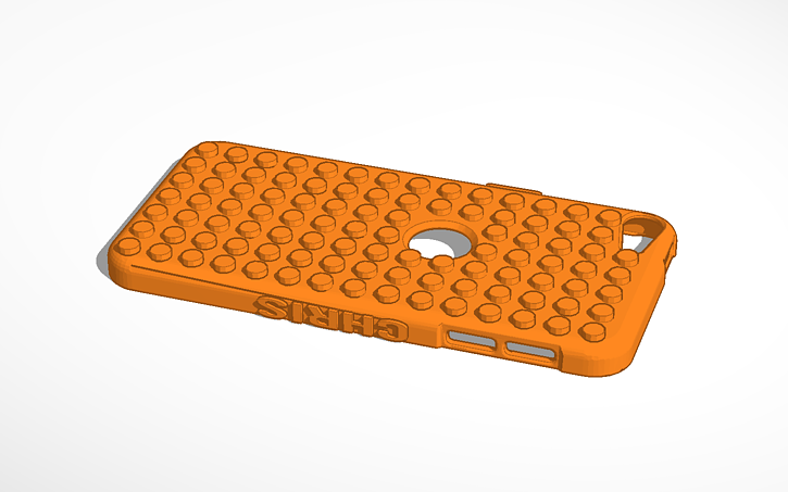 3D design Lego Compatible Ipod 5th Generation Case | Tinkercad