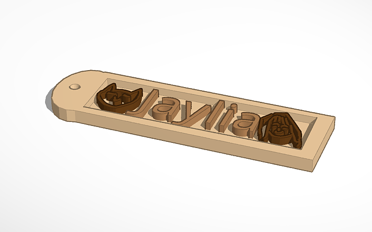 3d Design Nametag Tinkercad