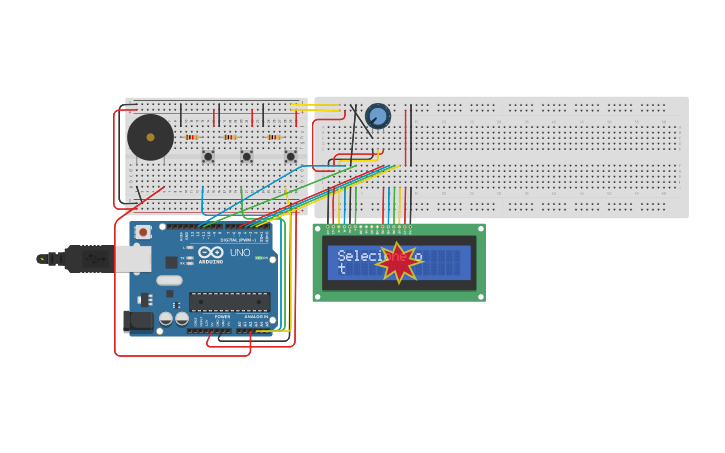 Circuit design Projeto_Timer | Tinkercad