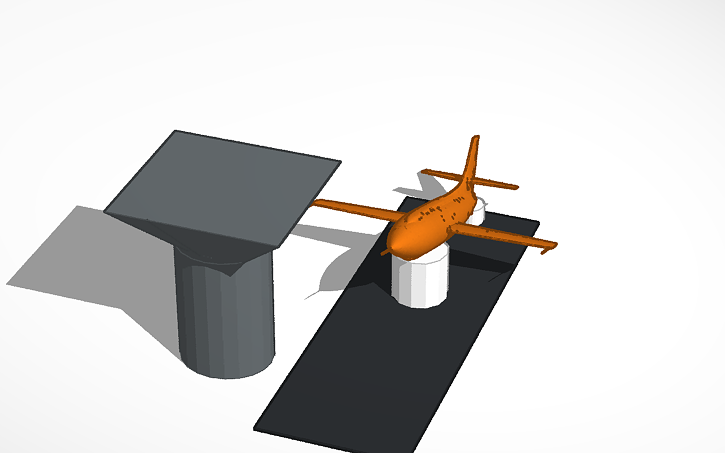 3D design Airplane | Tinkercad