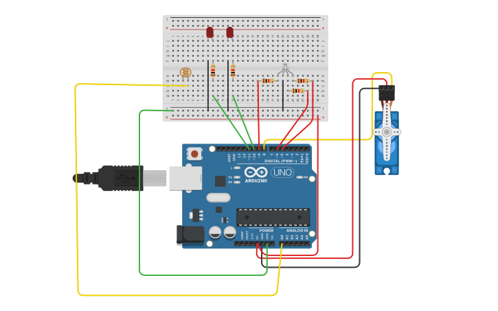 Circuit design proyecto final arduino 2 | Tinkercad