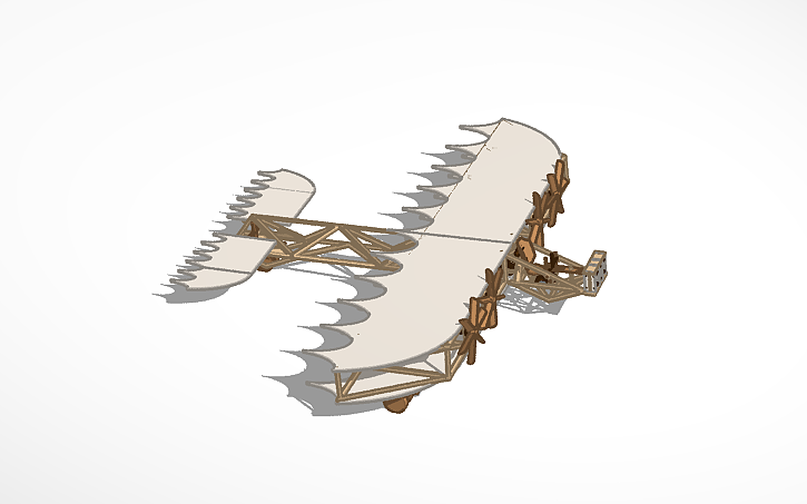 3D design flying machine - Tinkercad