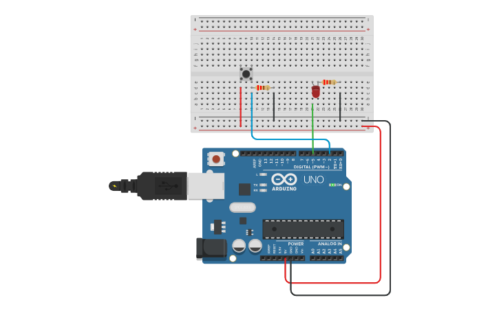 Circuit design 21b_External Interrupts - Tinkercad