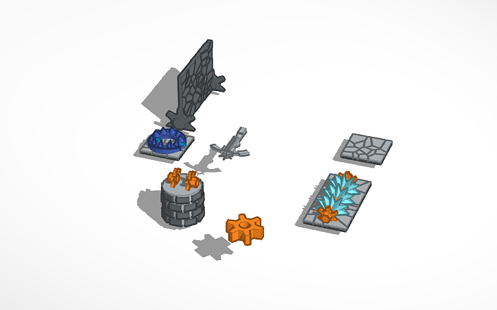 3D design DnD Traps - Tinkercad