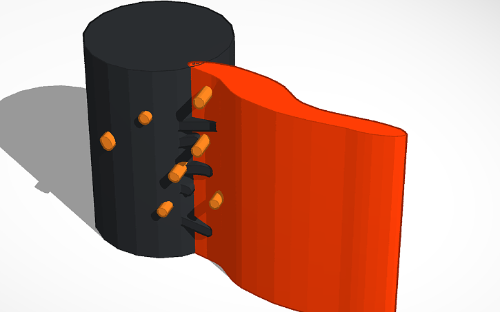 3D design magma wrap fortnite - Tinkercad