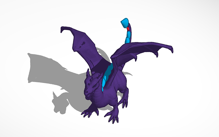 3D design DRAGON - Tinkercad